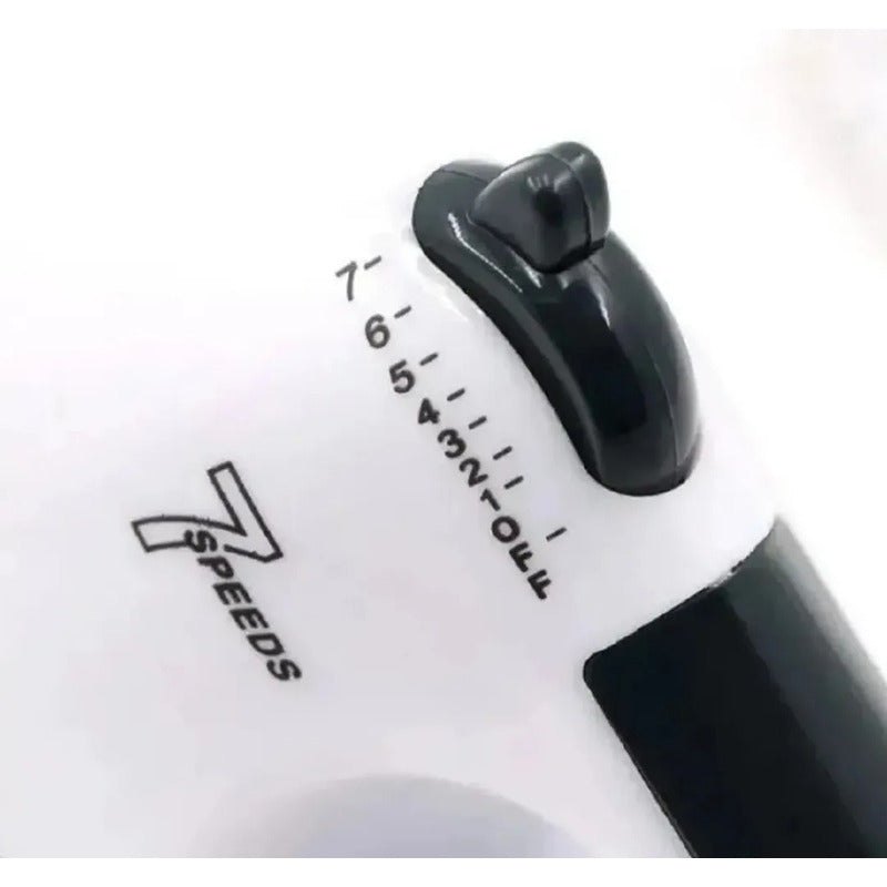 Batidora Electrica 7 Velocidades Haeger Multifuncional Inoxi Blanco – Comercial Vendito