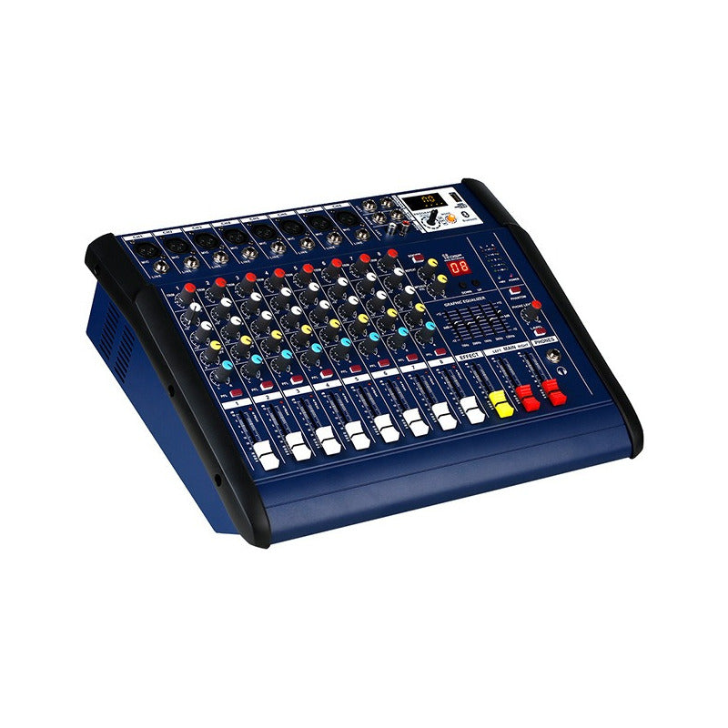 Consola Power Mixer De 8 Canales Usb Mp3 Player 500watts – Comercial ...